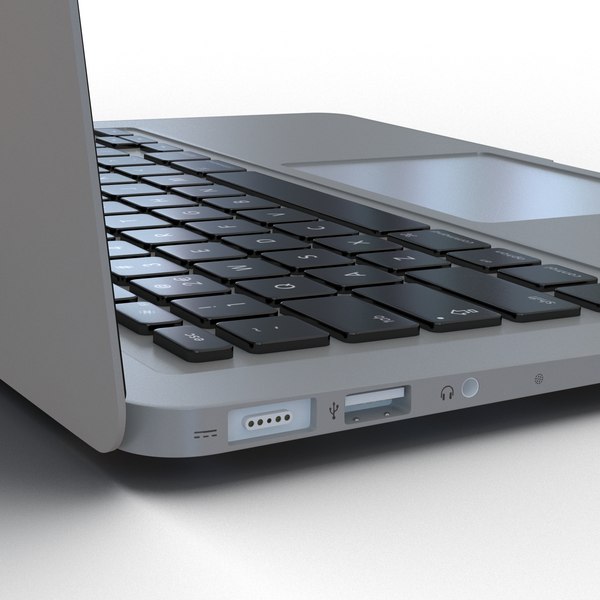 3d model generic laptop 7
