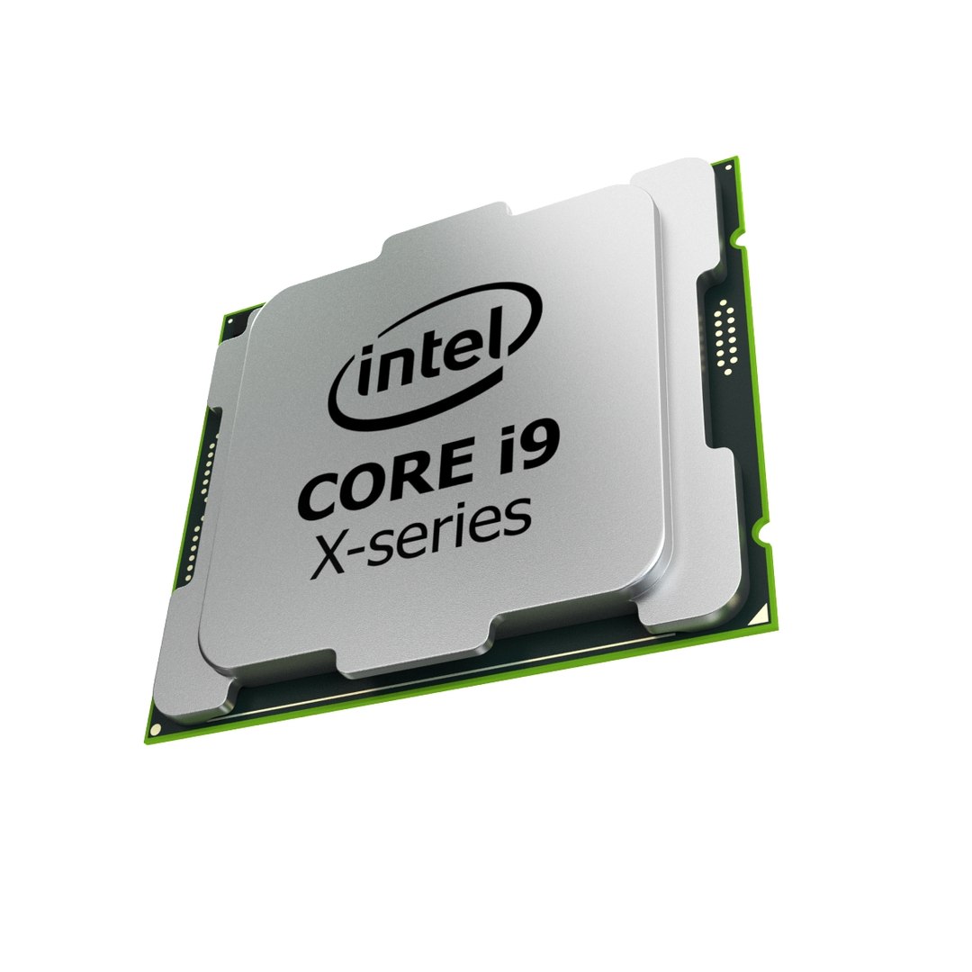 Intel Core I9 X-series 3D Model - TurboSquid 1186871