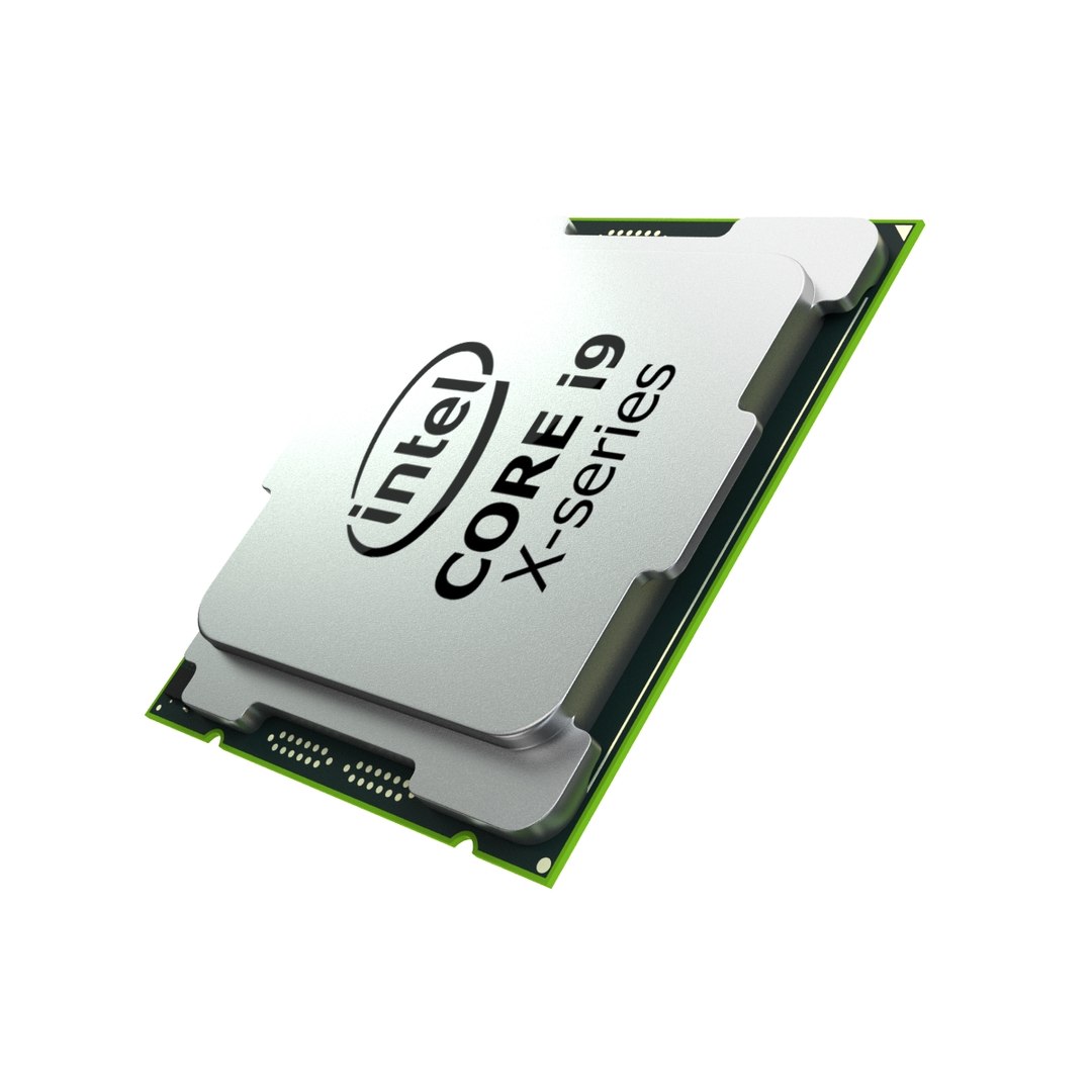 Intel Core I9 X-series 3D Model - TurboSquid 1186871