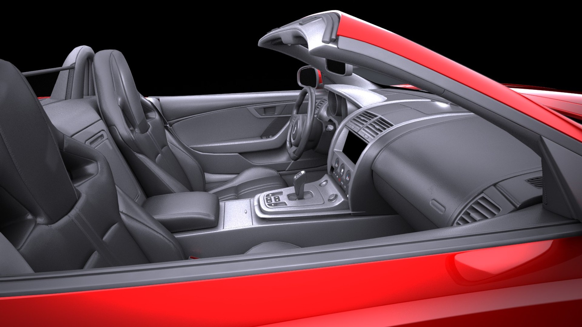 3d Model Generic Sport Convertible