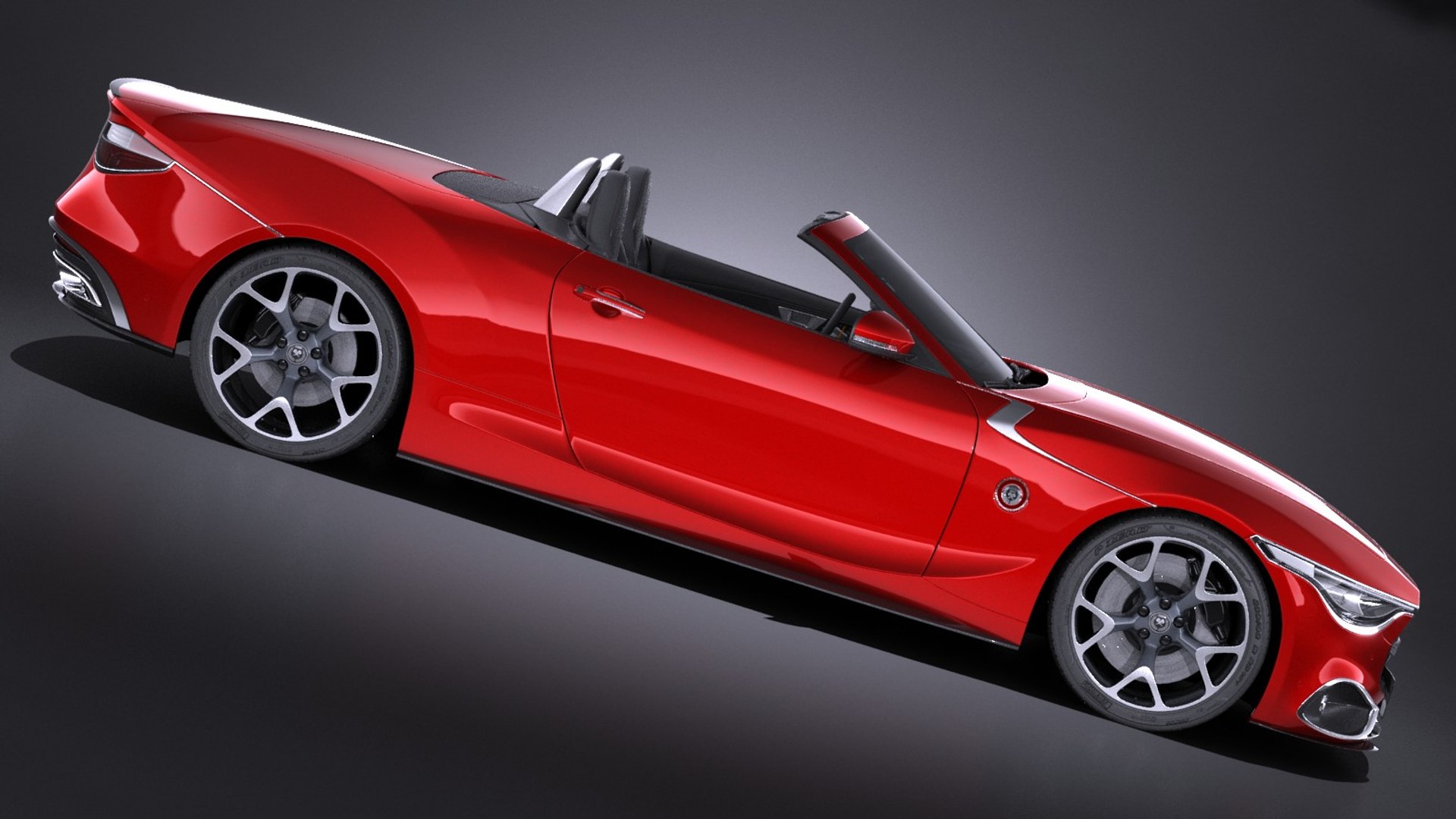 3d Model Generic Sport Convertible