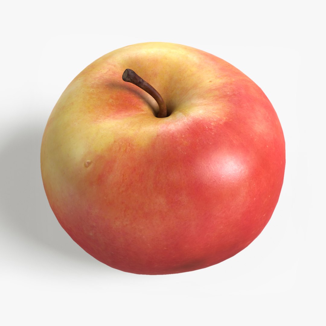 Realistic Apple 3d Max