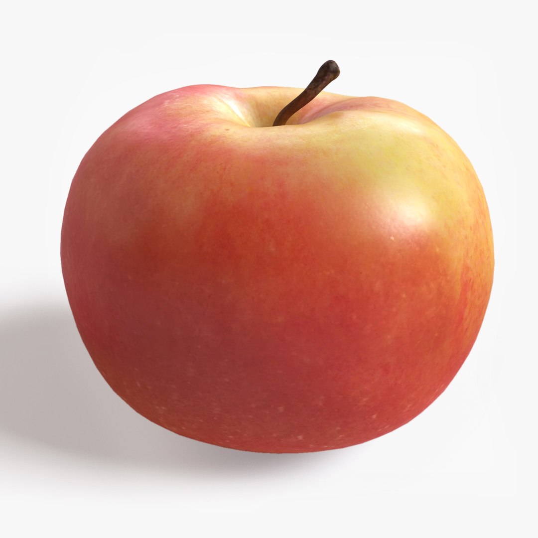 Realistic Apple 3d Max