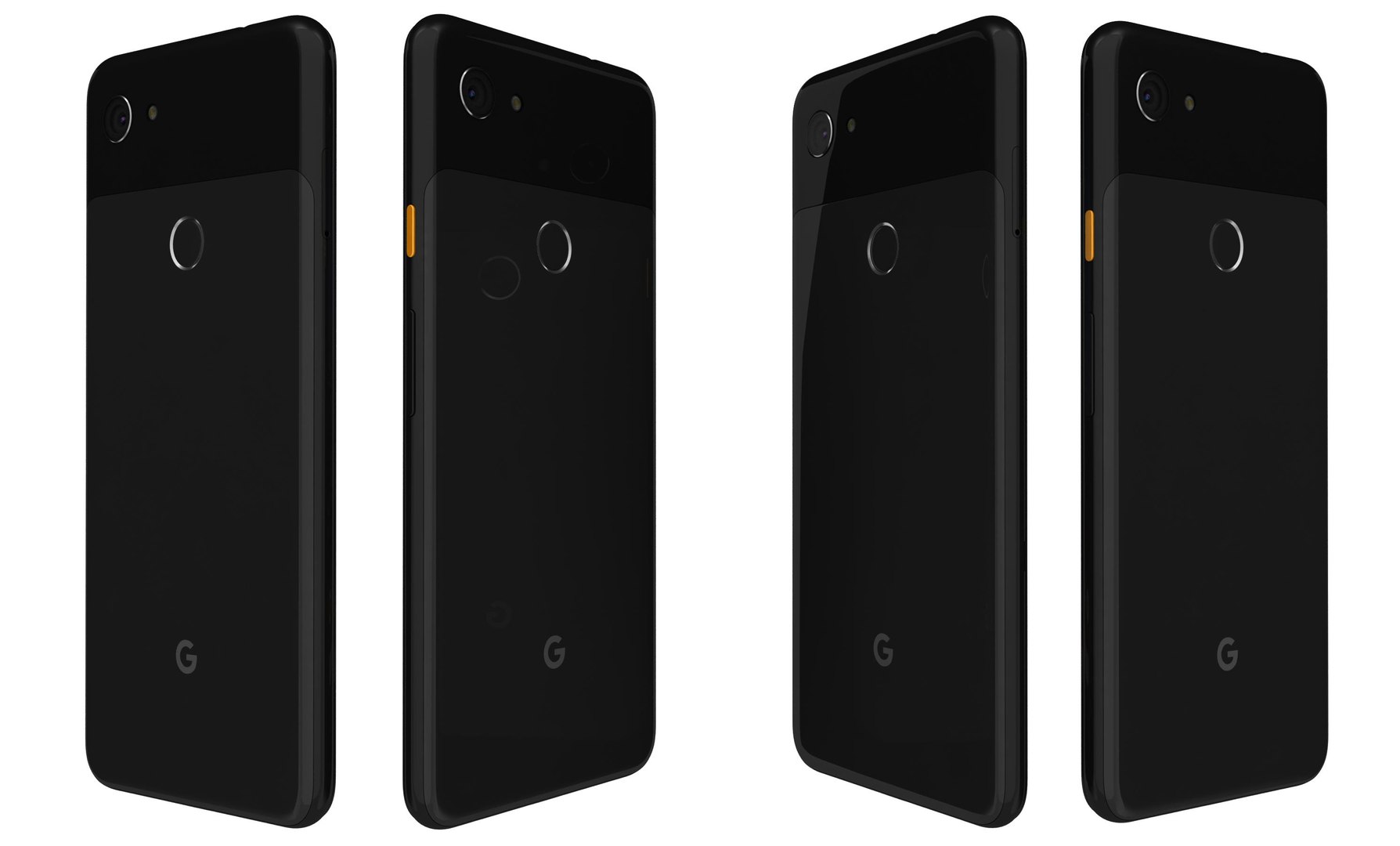 Google pixel 3a black 3D model - TurboSquid 1407760
