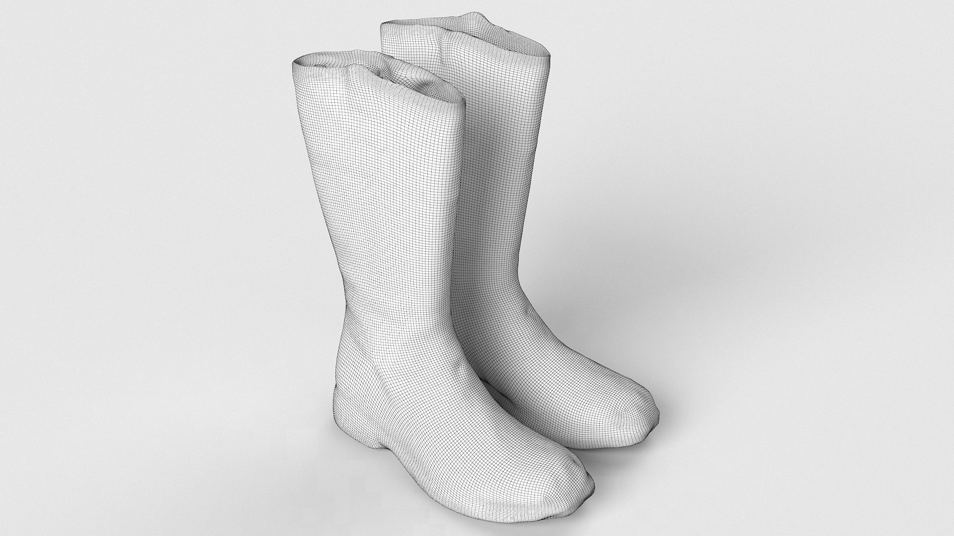 3D boots shoes model - TurboSquid 1608435