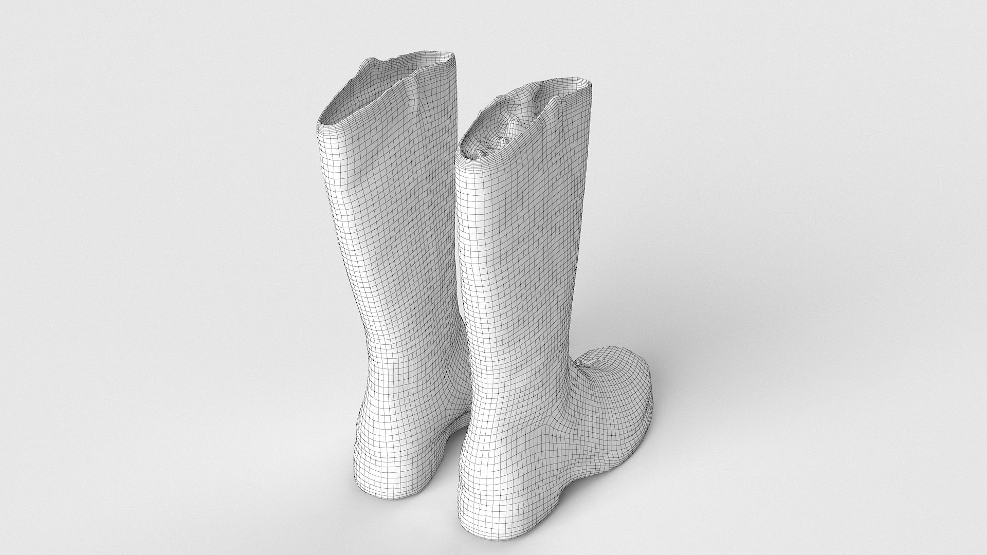 3D boots shoes model - TurboSquid 1608435