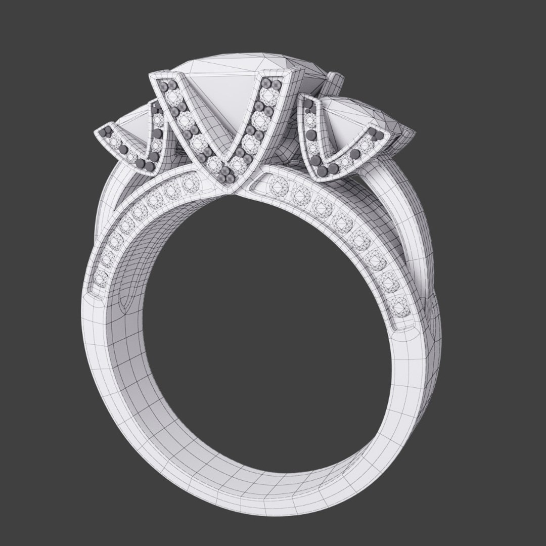 Golden Ring 3d Model