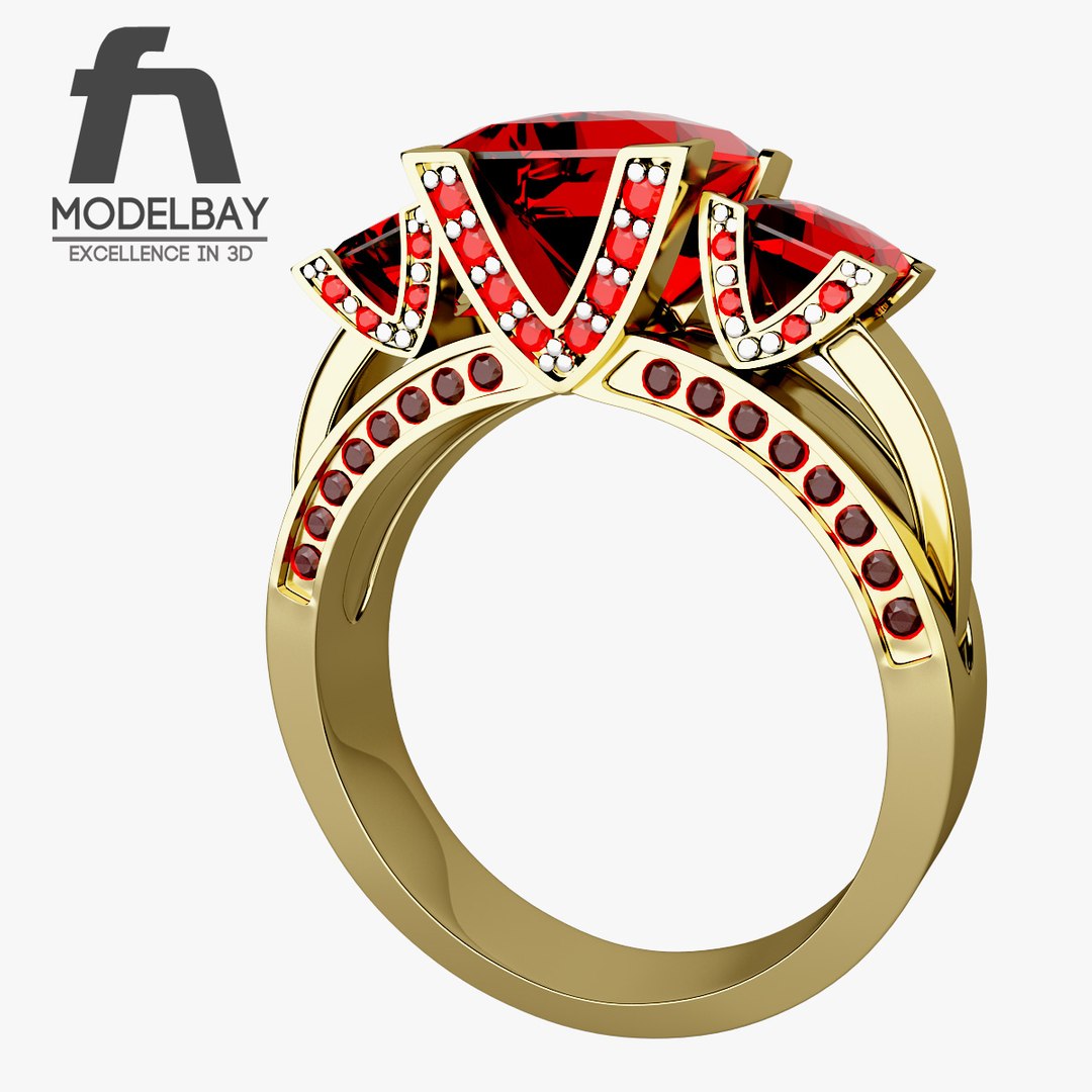 Golden Ring 3d Model