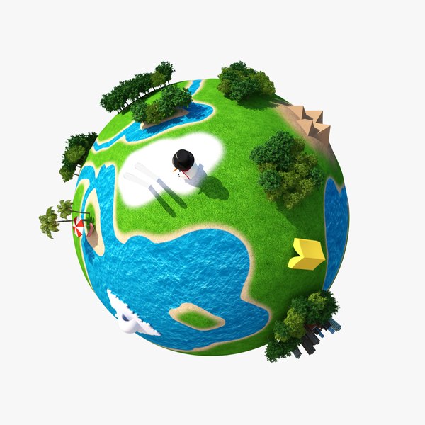 Cartoon Planet 3D Models for Download | TurboSquid