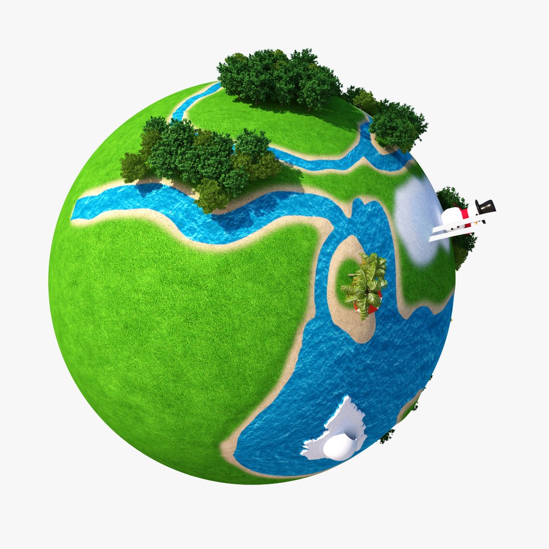 Planet World 3d Max