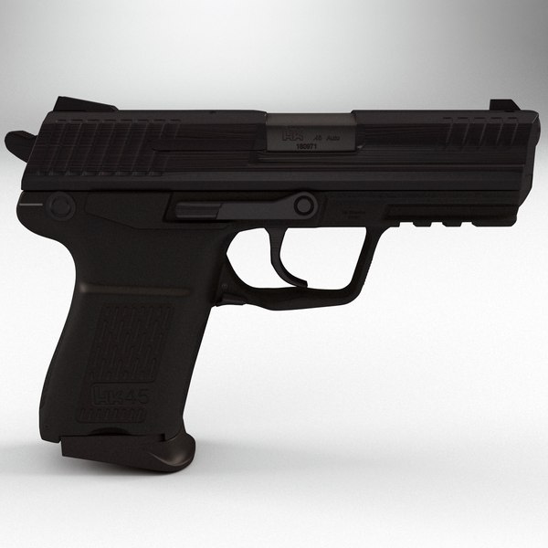 권총 Heckler Koch USP 45c 3D 모델 - TurboSquid 619355
