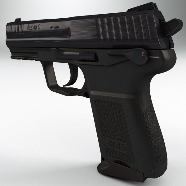 권총 Heckler Koch USP 45c 3D 모델 - TurboSquid 619355