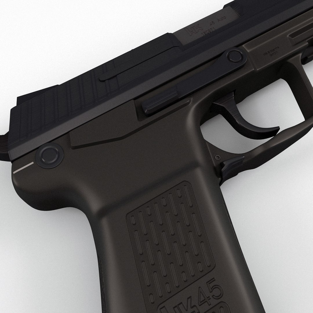 Pistol Heckler Koch Usp 3d Model