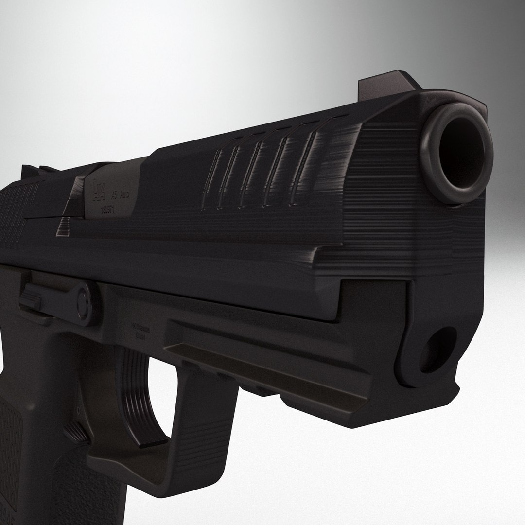 Pistol Heckler Koch Usp 3d Model