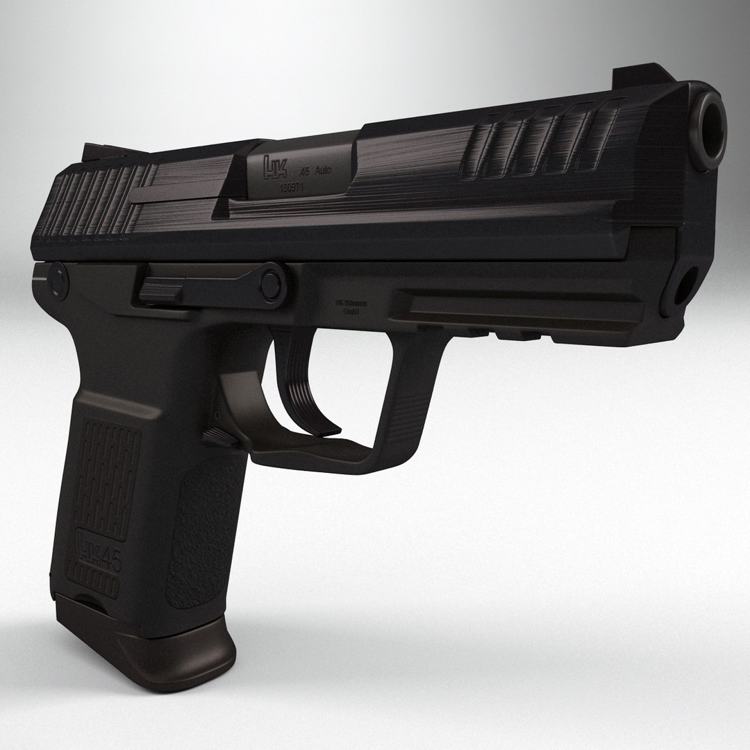 Pistol Heckler Koch Usp 3d Model