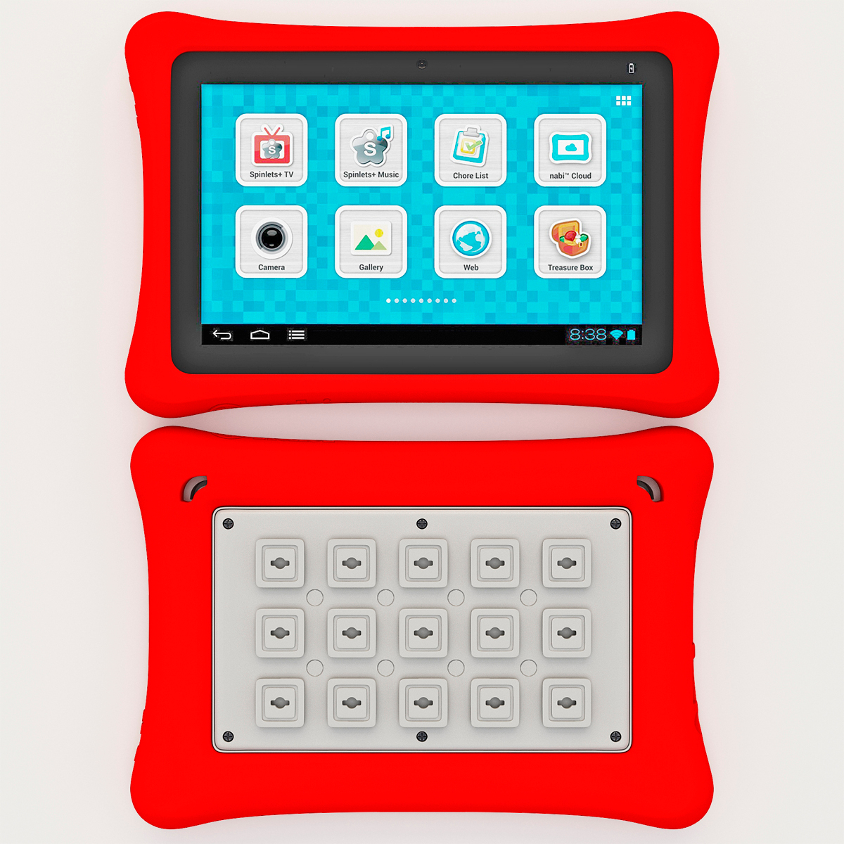 tablet fuhu nabi nabi2 3d model