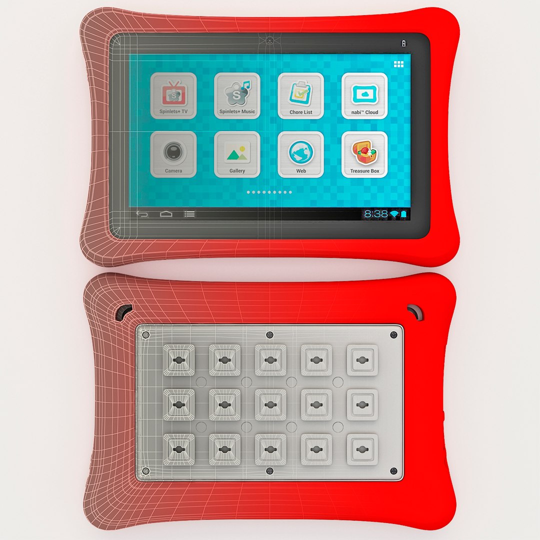 Tablet Fuhu Nabi Nabi2 3d Model