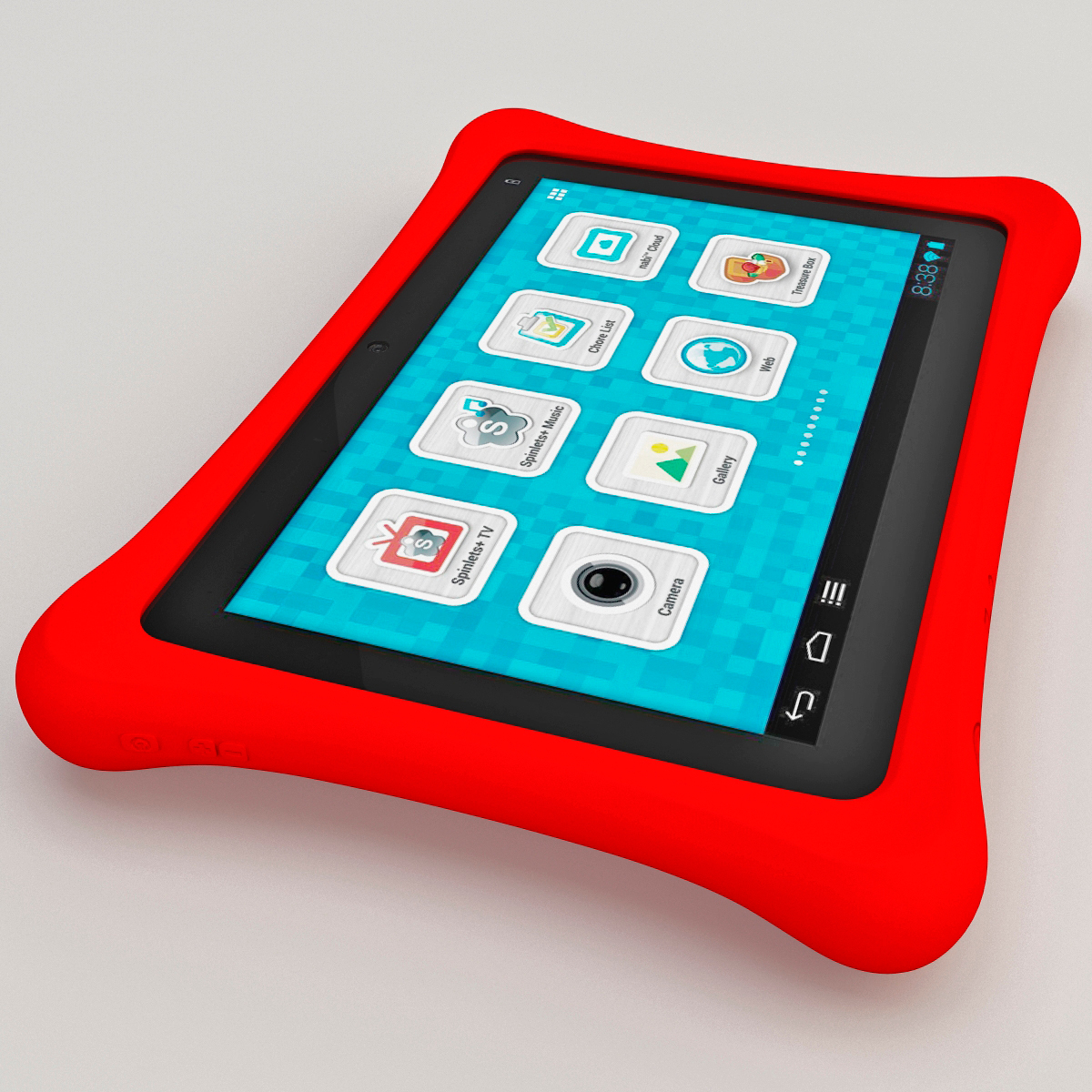tablet fuhu nabi nabi2 3d model