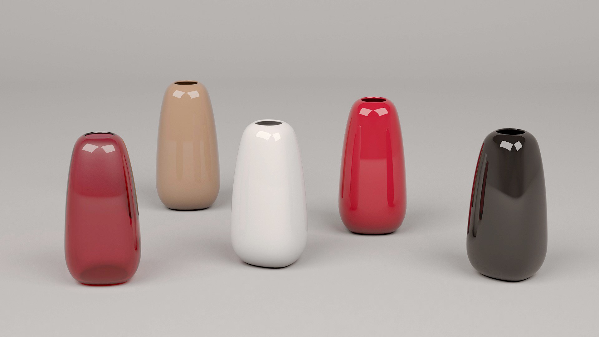 3d Max Calligaris Vases
