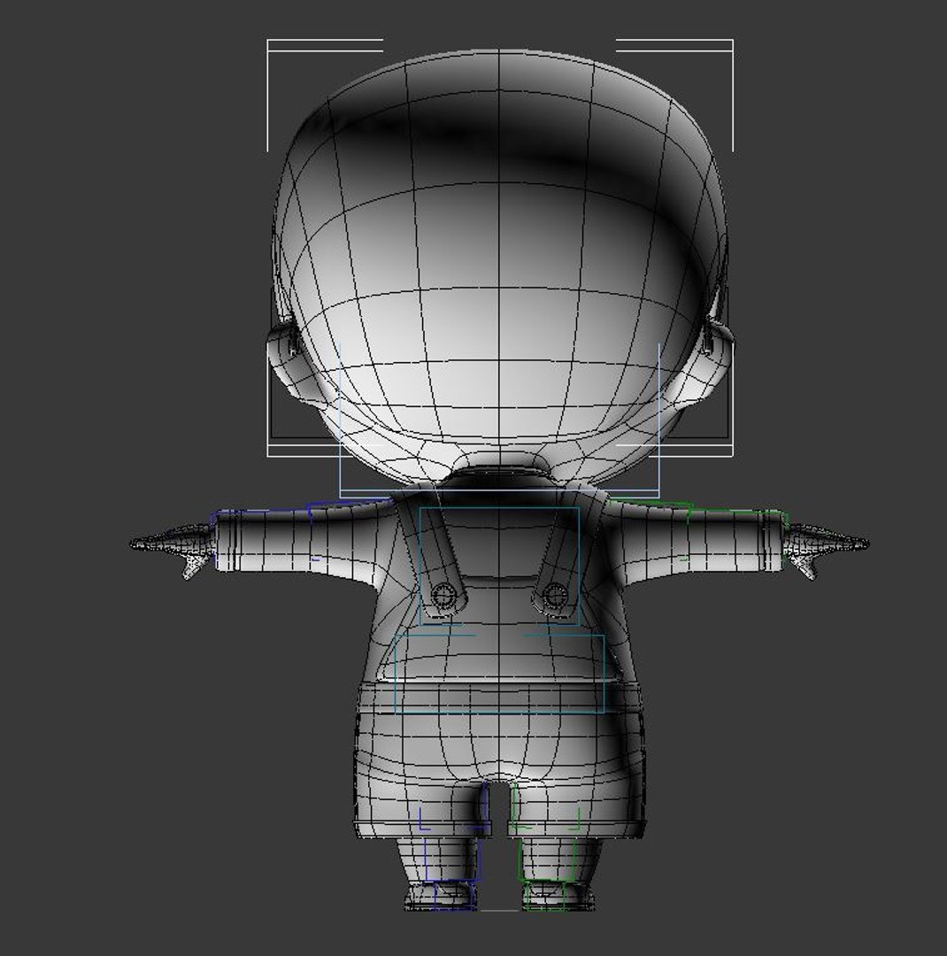 Cartoon Character Kid 3d 3ds