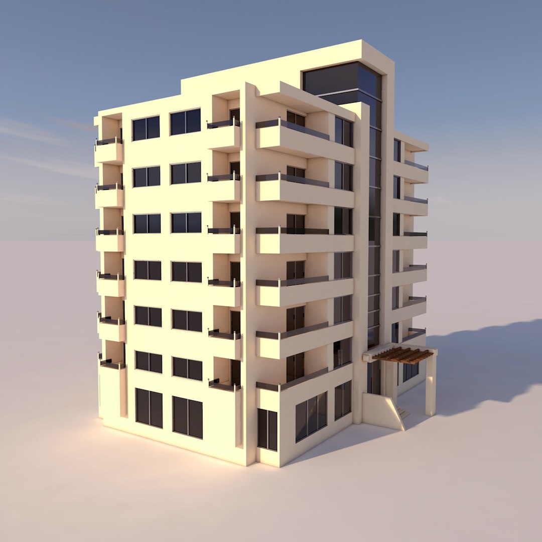 3d Modern Building