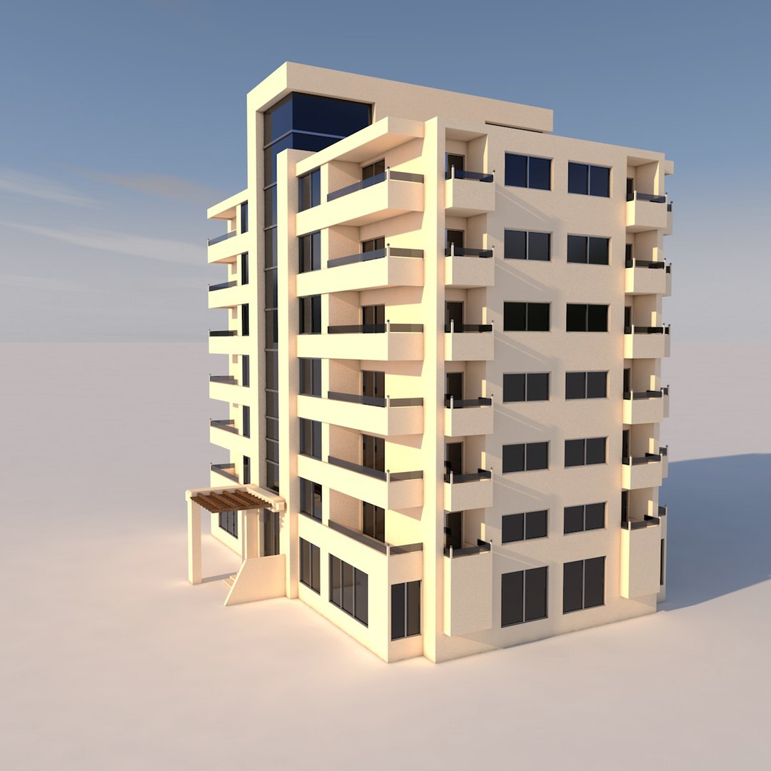 3d Modern Building