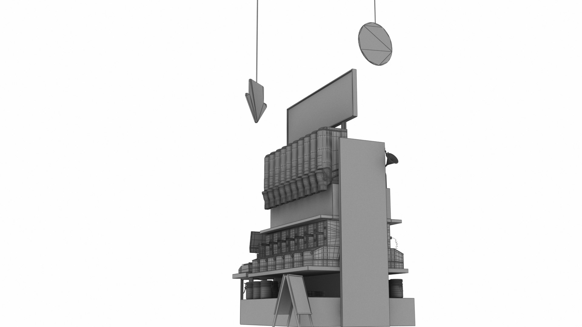 Unpackaged Display Stand 3D Model - TurboSquid 1569276