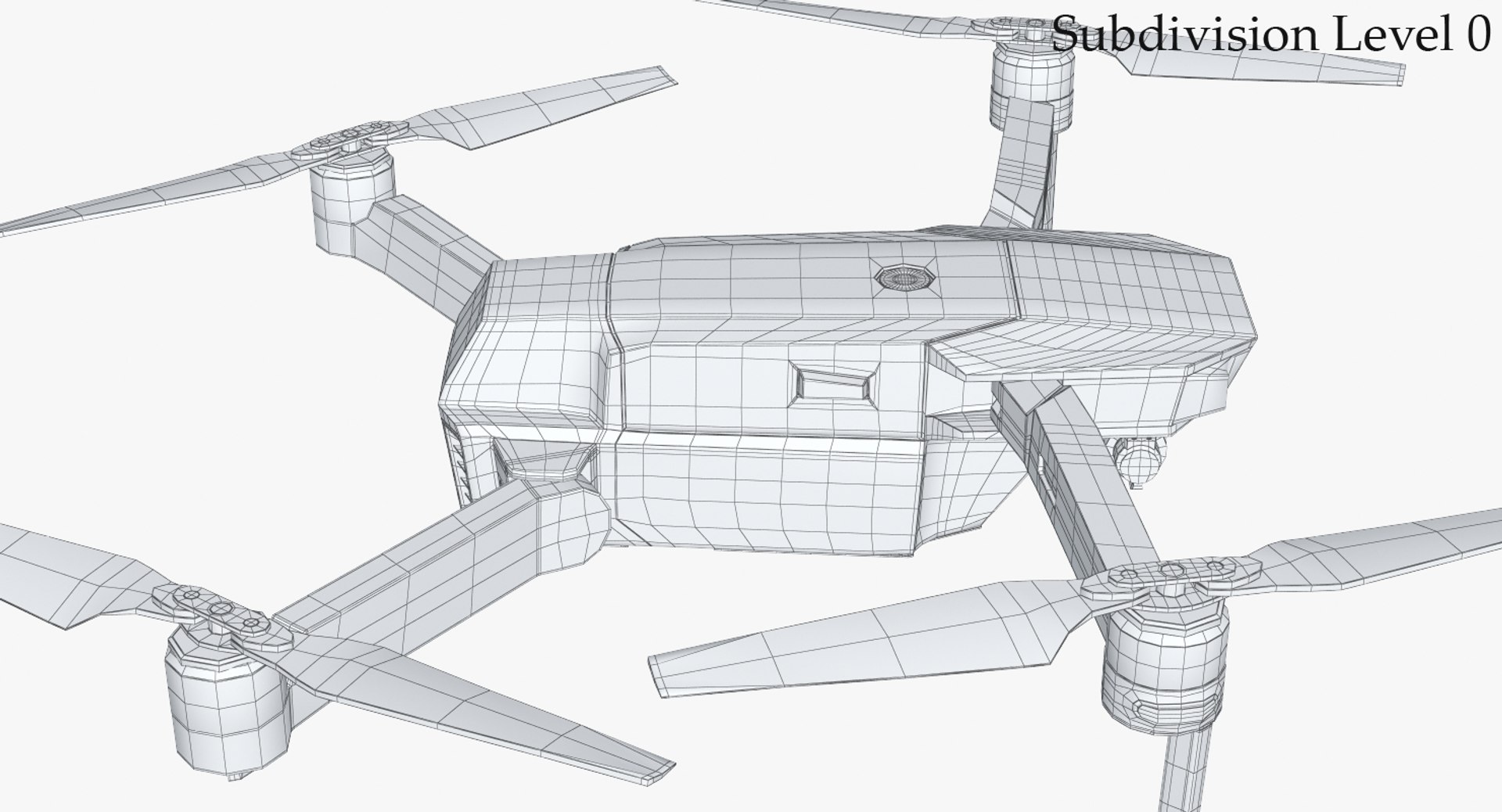 Quadcopter dji mavic pro 4 3D model - TurboSquid 1149995
