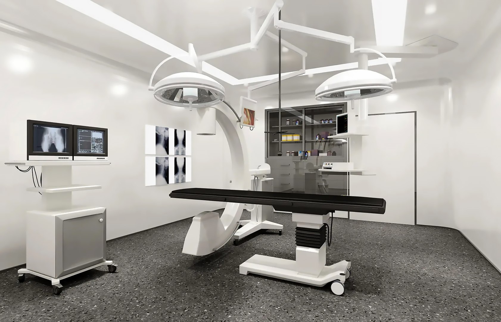 3D Operating Room In Hospital Model - TurboSquid 1869898