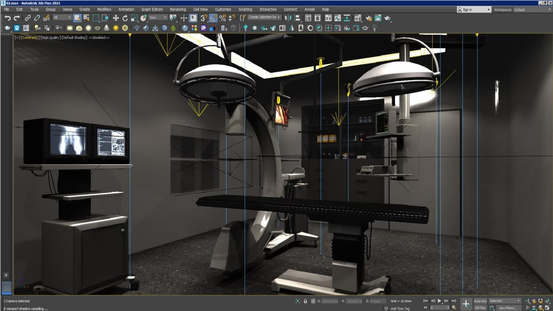 3D Operating Room In Hospital Model - TurboSquid 1869898