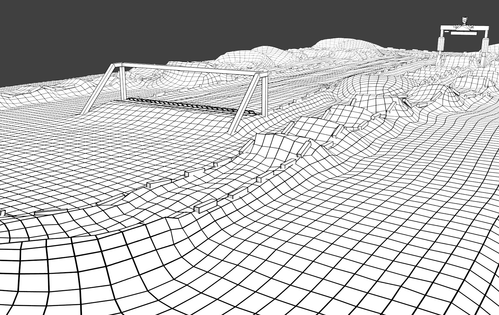 Motocross Track 3D Model - TurboSquid 1197024