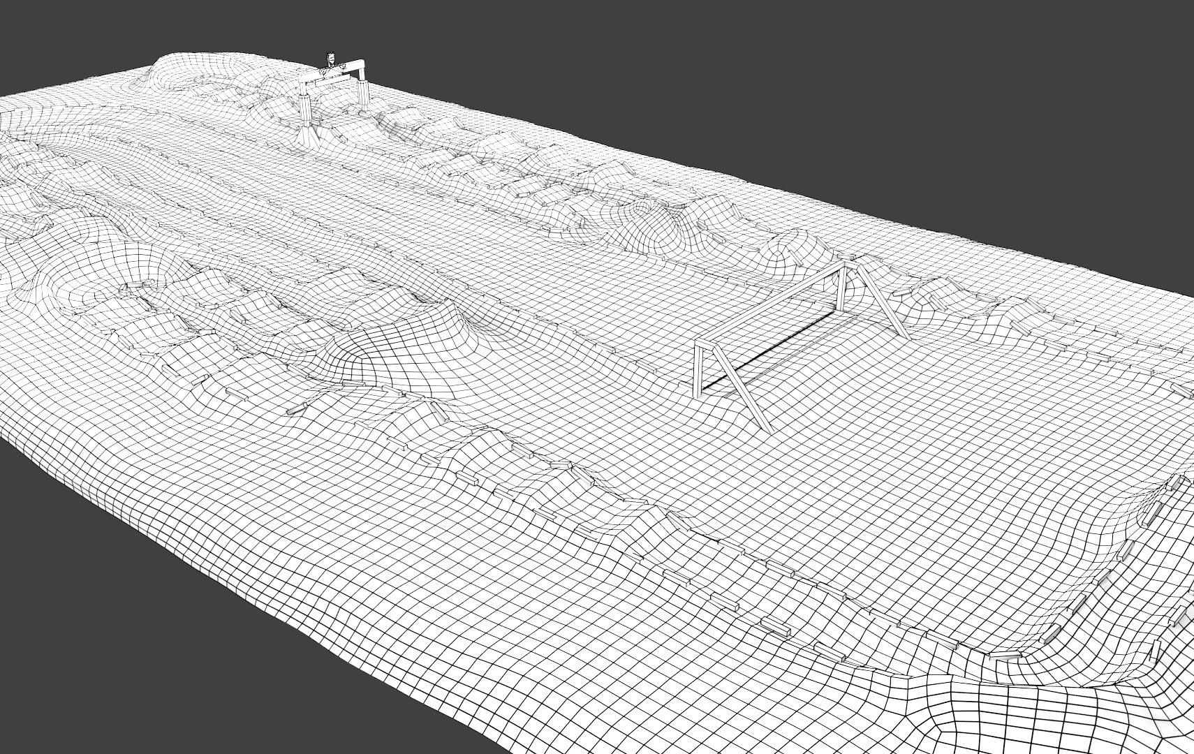 Motocross Track 3D Model - TurboSquid 1197024