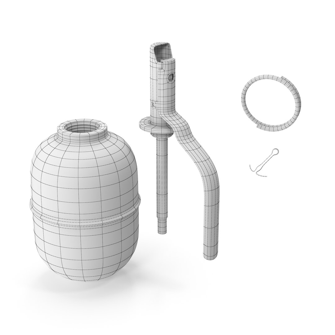 Frag Grenade 3D model - TurboSquid 1998874