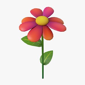 3D Cartoon Flower Models - Browse & Download Formats - TurboSquid