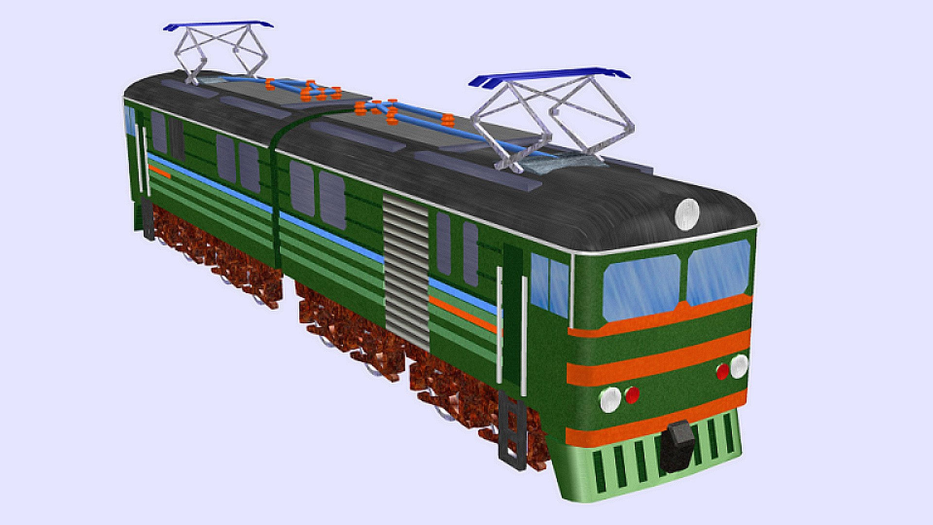 3D Wl8 Electric Locomotive Vl8 - TurboSquid 1707974