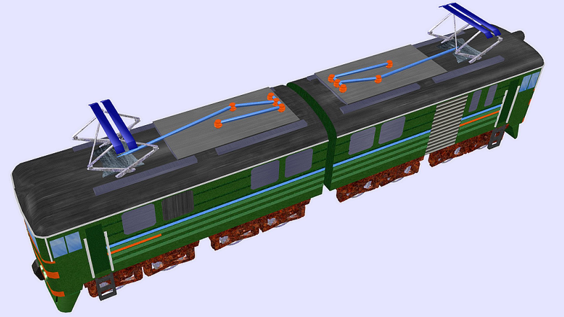 3D Wl8 Electric Locomotive Vl8 - TurboSquid 1707974