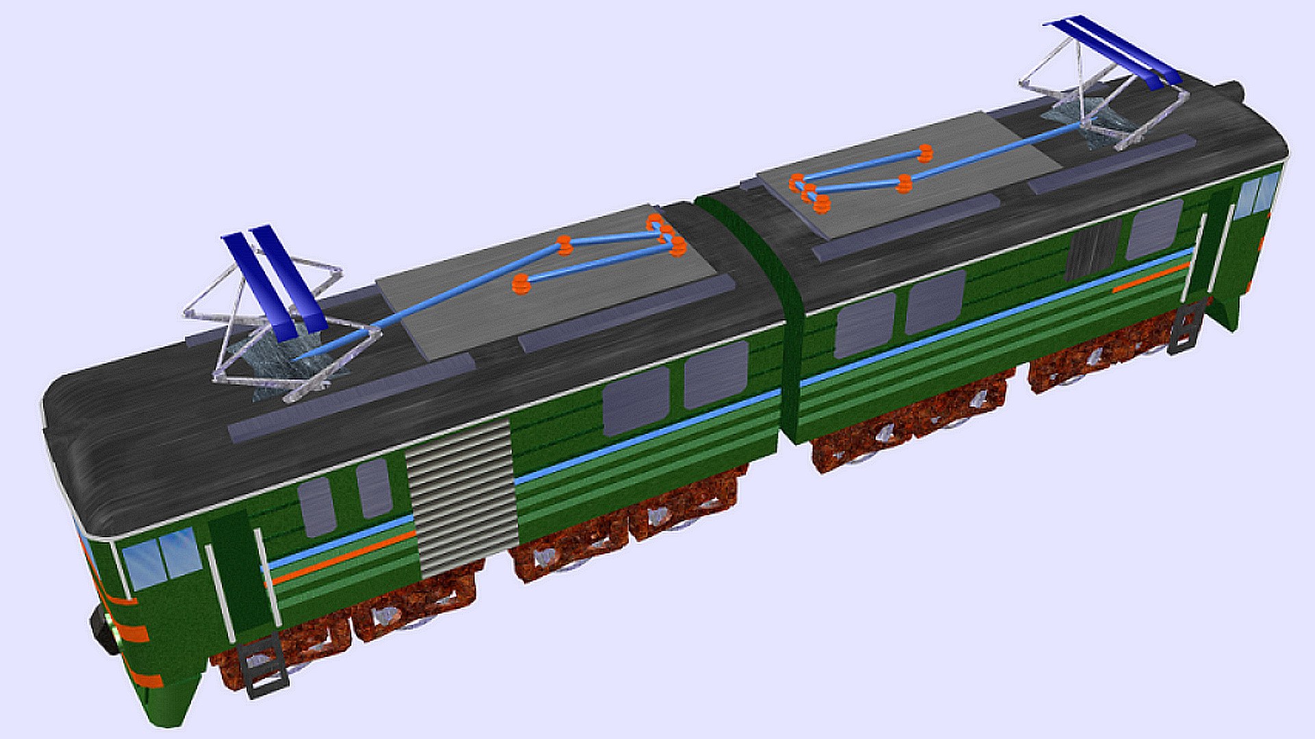3D Wl8 Electric Locomotive Vl8 - TurboSquid 1707974