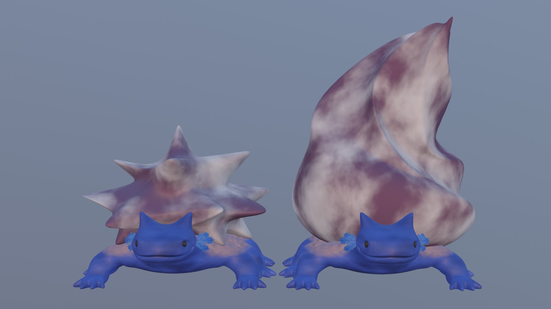 Old Deep Sea Salamander With Shell 3D Model - TurboSquid 1969548