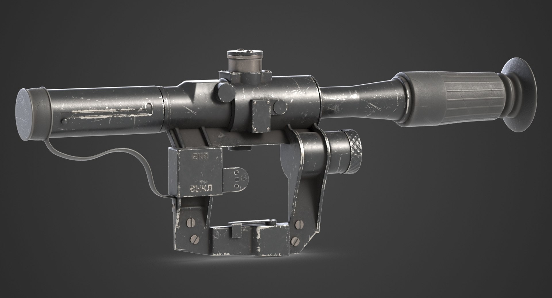Svd optical scope 1 model - TurboSquid 1333624