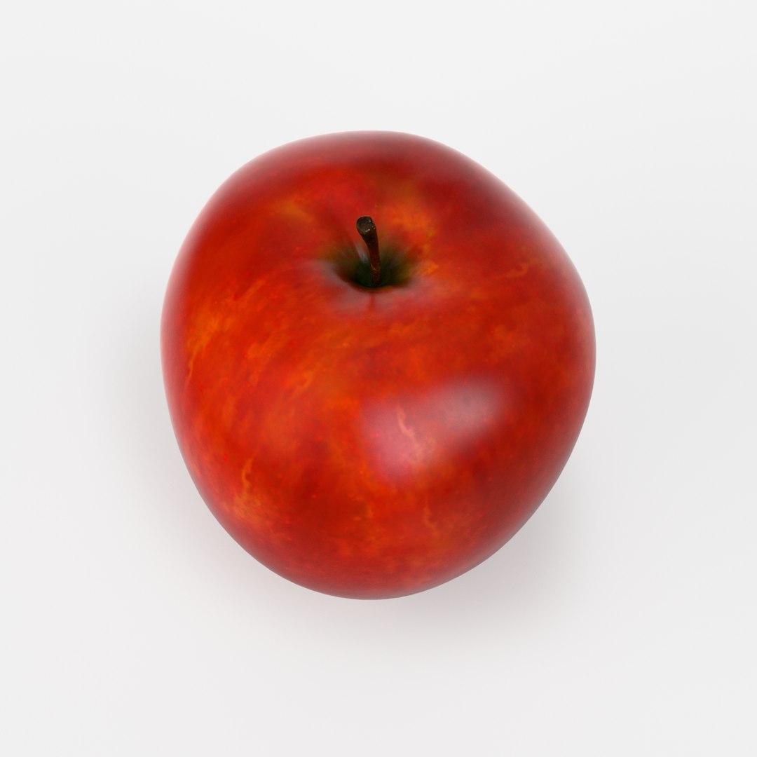 Free Max Mode Photorealistic Red Apple