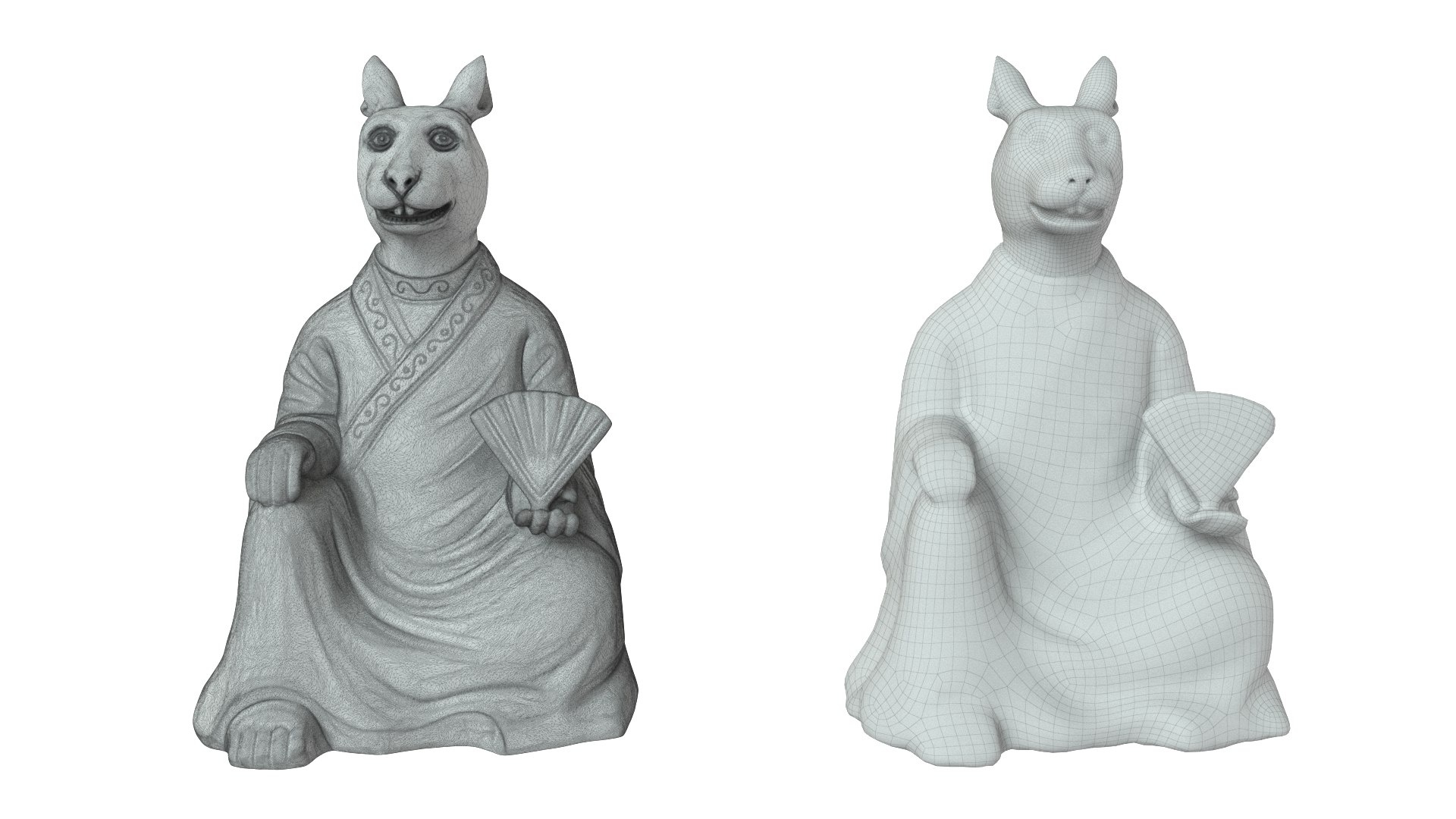 3D Model Zodiac Rabbit - TurboSquid 1994309