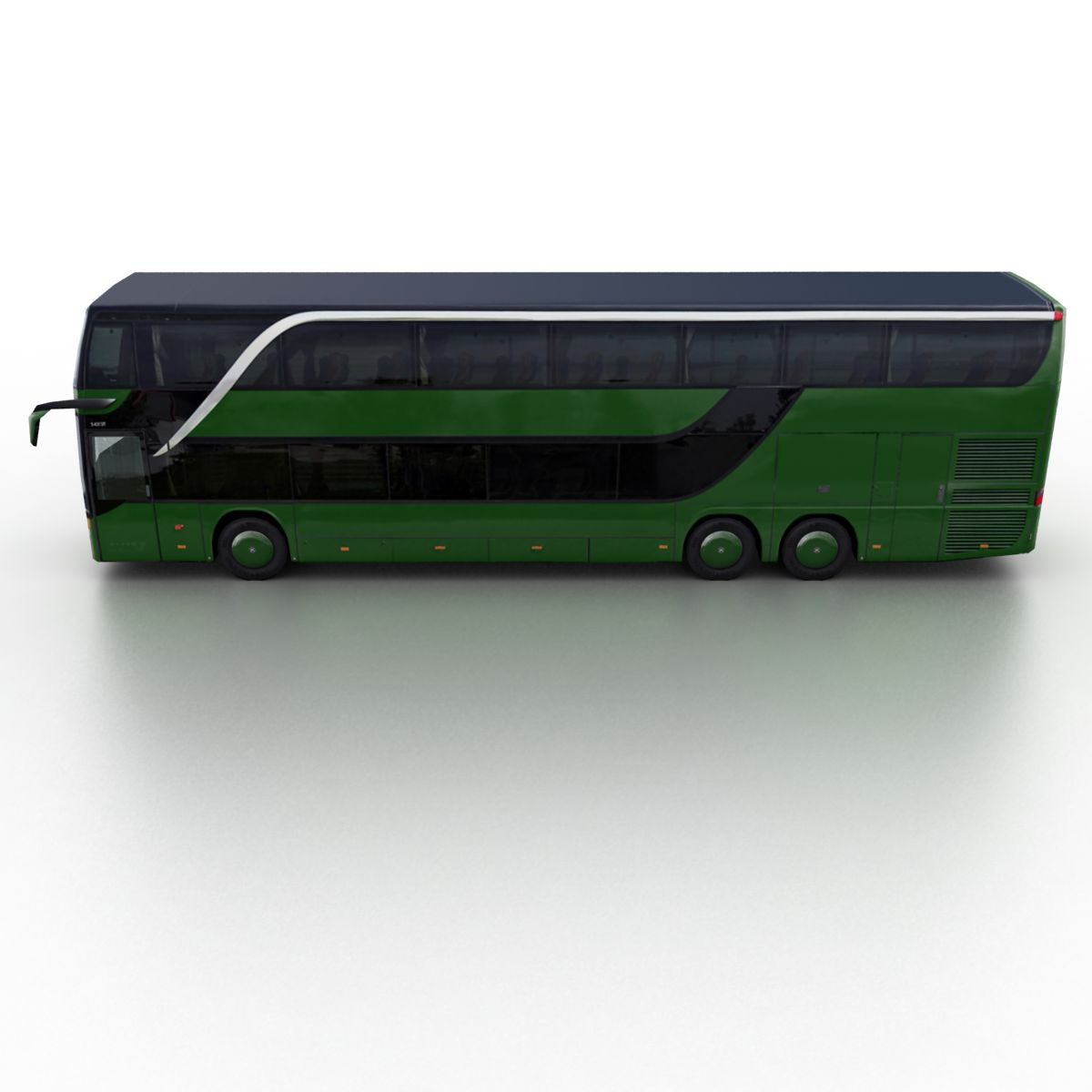 setra 431d bus 3d model