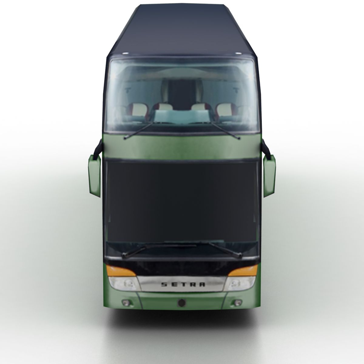 setra 431d bus 3d model