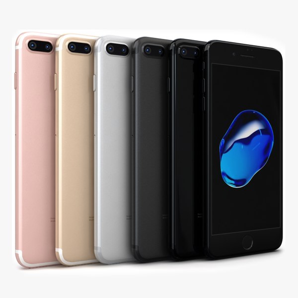 apple iphone 7 color 3d max