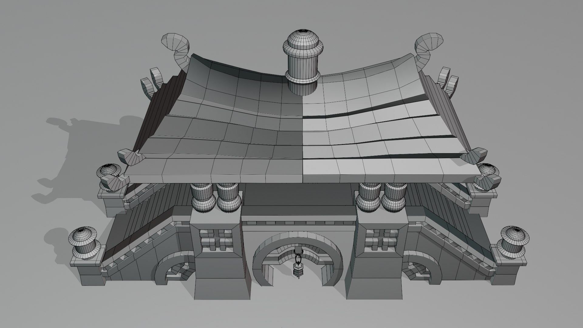 Japanese Architecture 3D Model Low-poly 3D Model 3D Model - TurboSquid ...