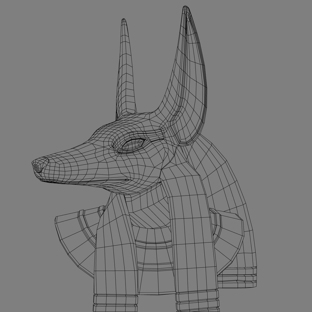 3d Model Anubis Modeled