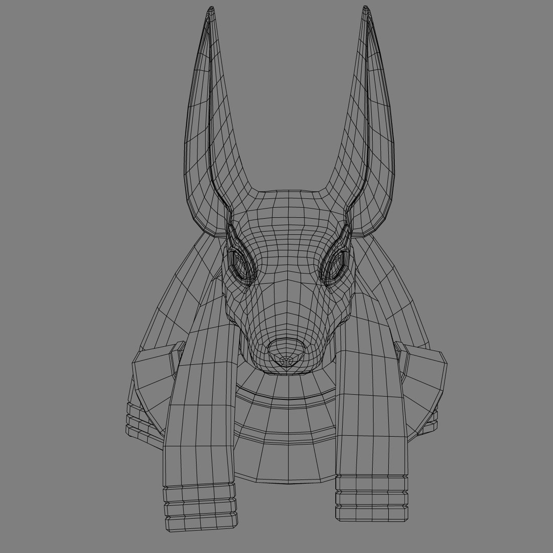 3d Model Anubis Modeled