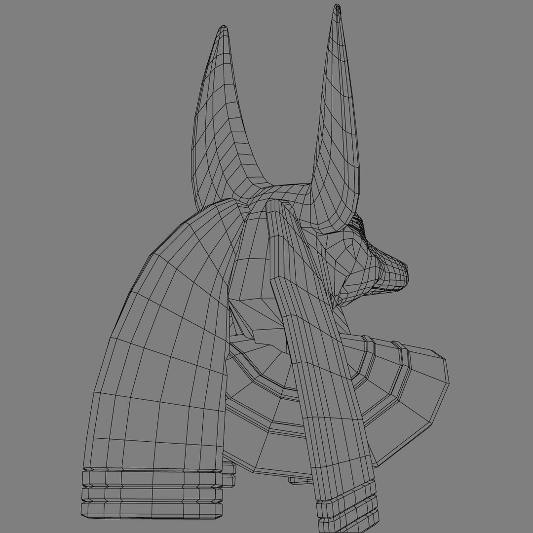 3d Model Anubis Modeled