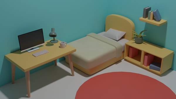 Cartoon Room 3D 모델 - TurboSquid 2010161