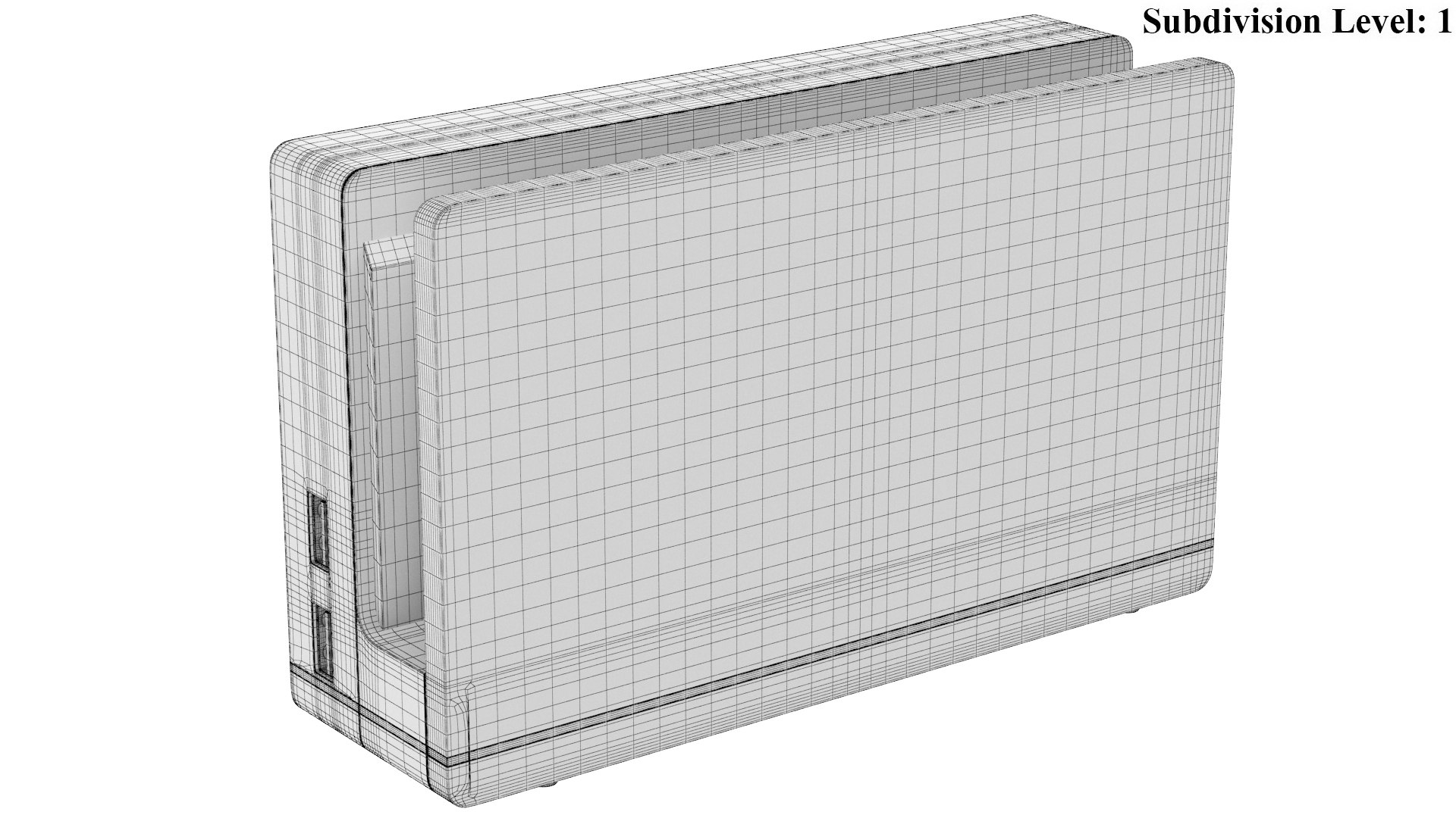 3D Detailed Nintendo Switch Dock Model - TurboSquid 2168722